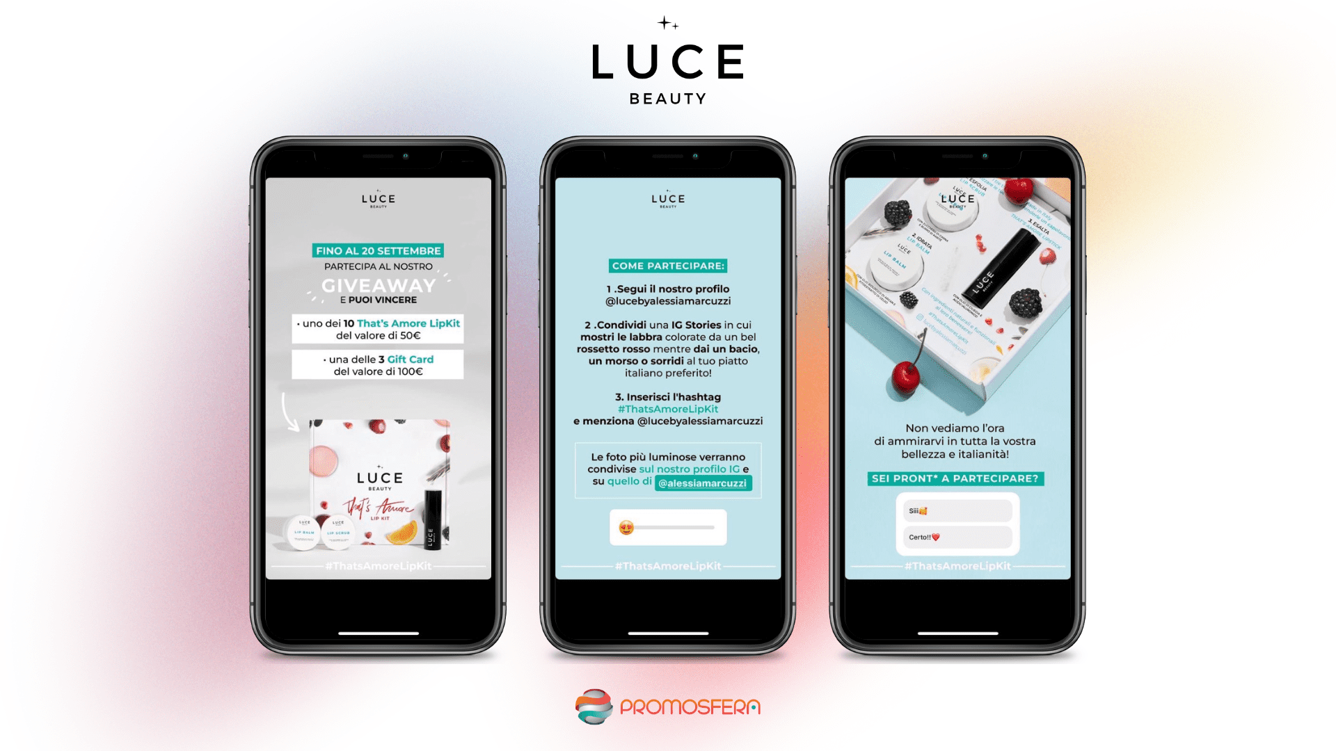 Luce Beauty Instagram Giveaway #thatsAmorelipkit